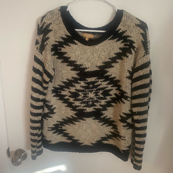 Takara | Sweaters | Geometric Aztec Print Sweater | Poshmark